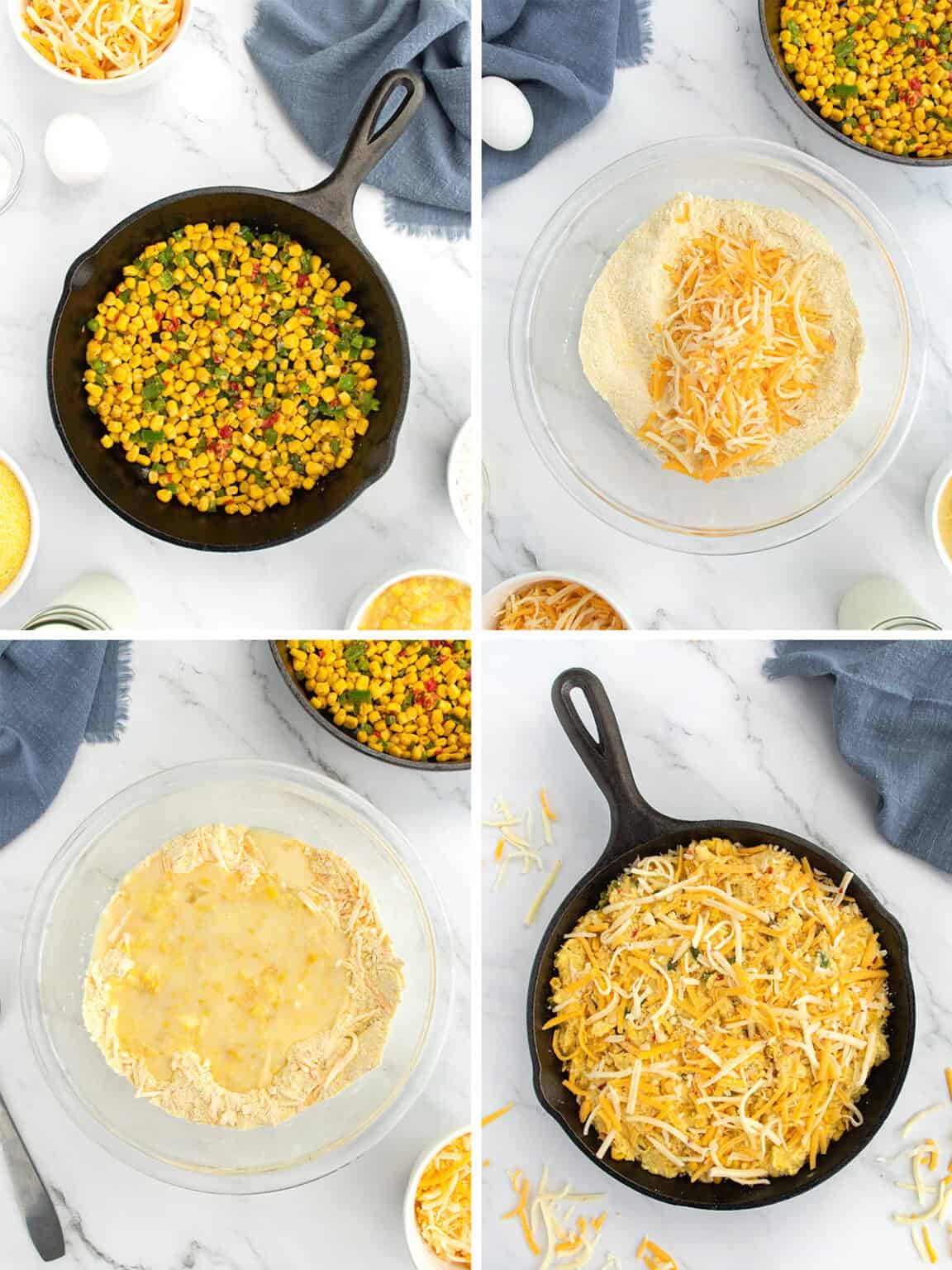 Cheesy Corn Cornbread - The BakerMama