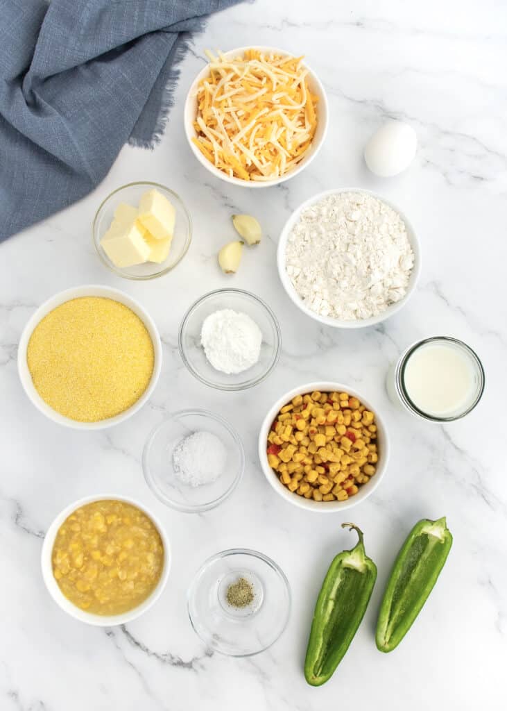 Cheesy Corn Cornbread - The BakerMama