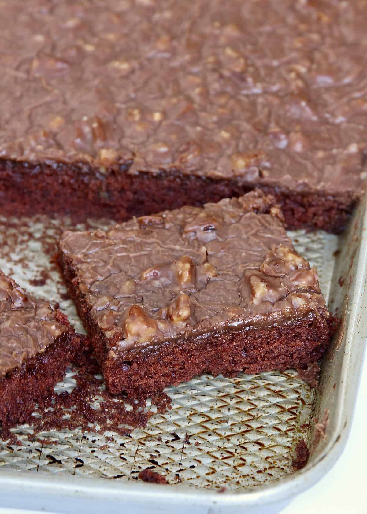 Chocolate Sheet Cake The BakerMama Chocolate Sheet Cake The BakerMama