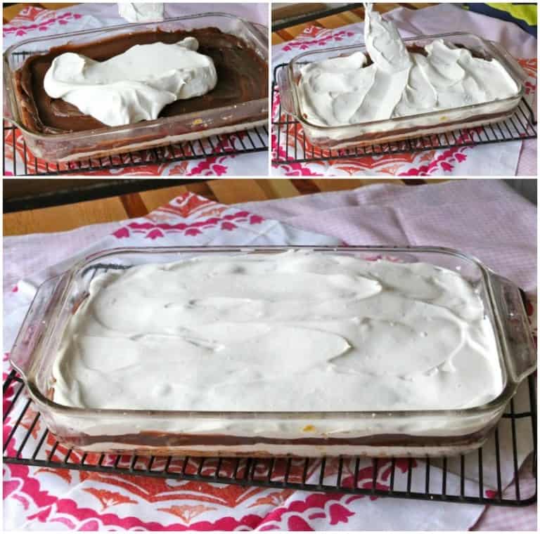 Layered Chocolate Pudding Dessert | The BakerMama