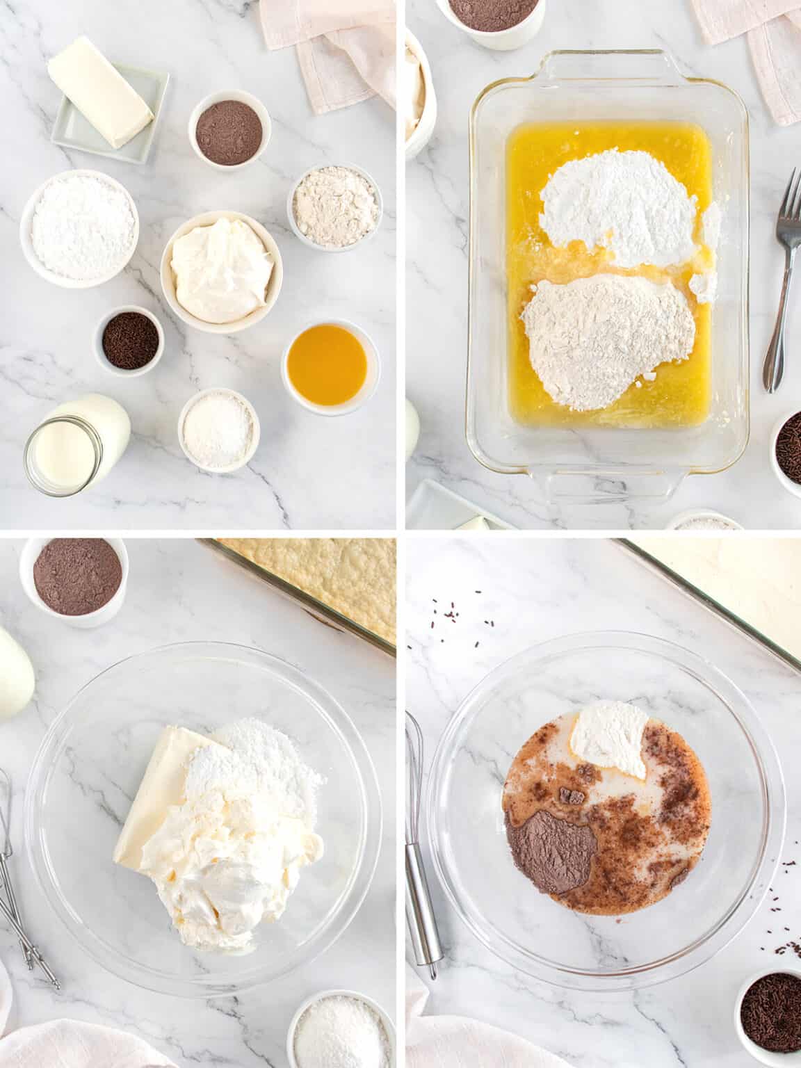 Layered Chocolate Pudding Dessert - The BakerMama