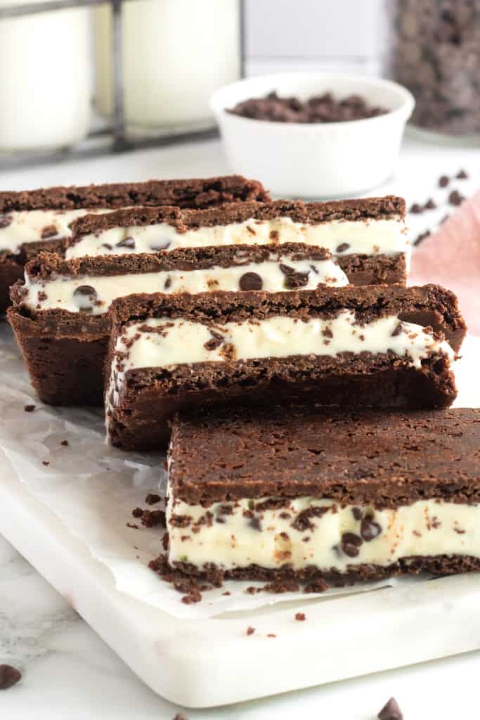 Homemade Ice Cream Sandwiches - The BakerMama