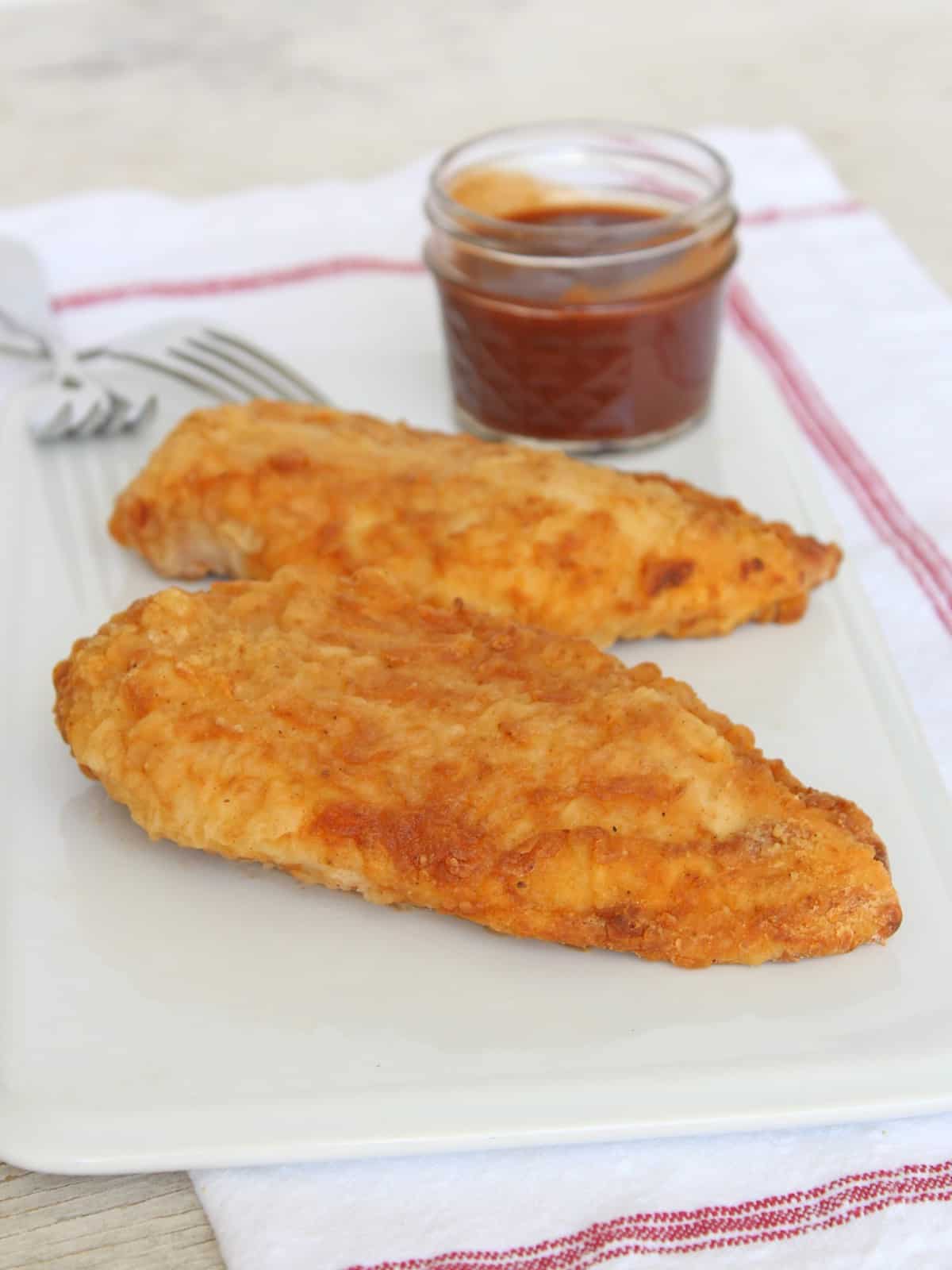 Oven-Fried Barbeque Chicken - The BakerMama