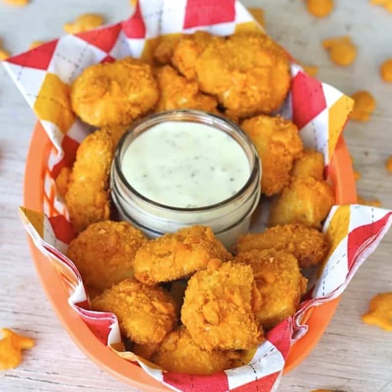 Goldfish Chicken Nuggets - The BakerMama