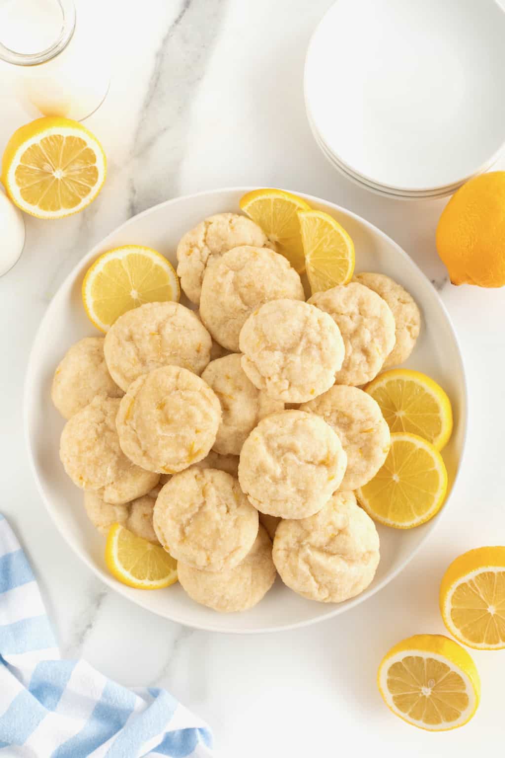 Lemon Cookies (Sweet and Zesty) - The BakerMama