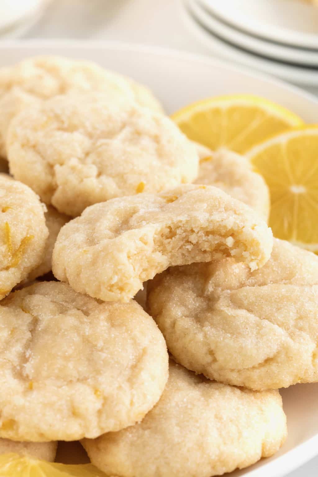 Lemon Cookies (Sweet and Zesty) - The BakerMama