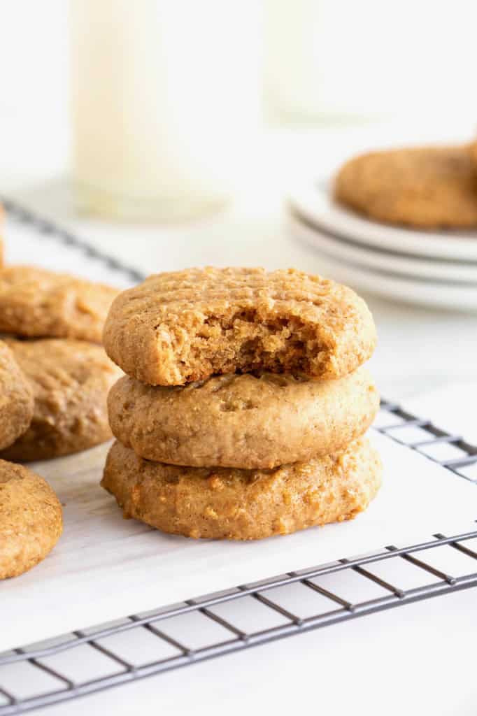 Peanut Butter Quinoa Cookies - The BakerMama
