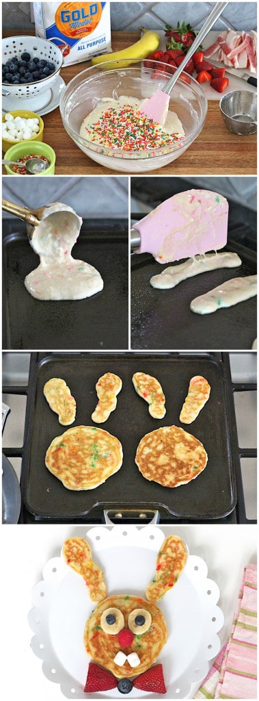 Bunny Pancakes - The BakerMama