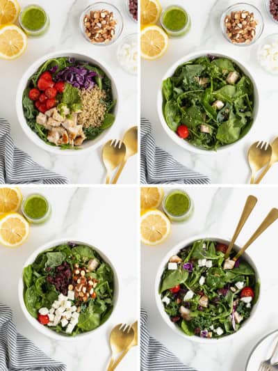 Chicken Quinoa Powerhouse Salad with Lemon Parsley Vinaigrette - The ...