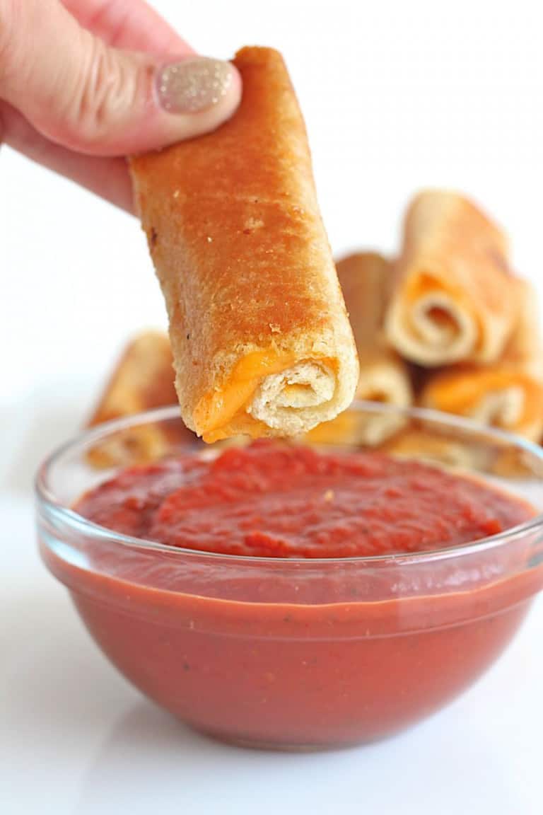 Grilled Cheese Roll Ups - The BakerMama