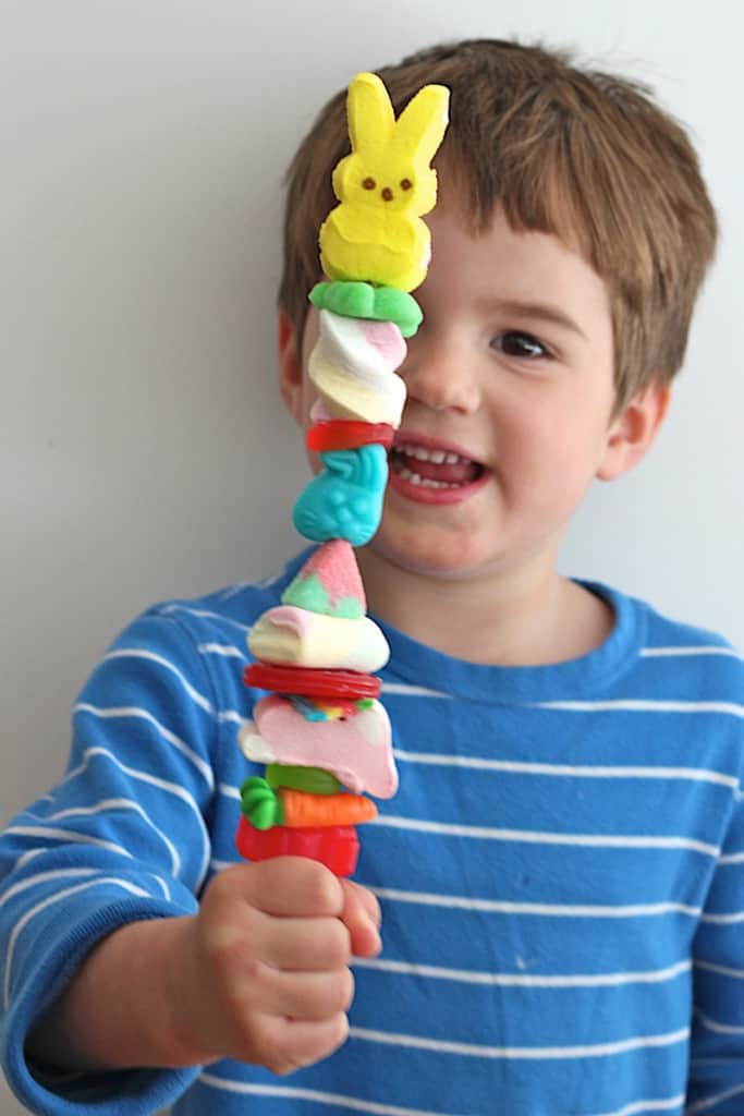 Easter Candy Kabobs - The BakerMama