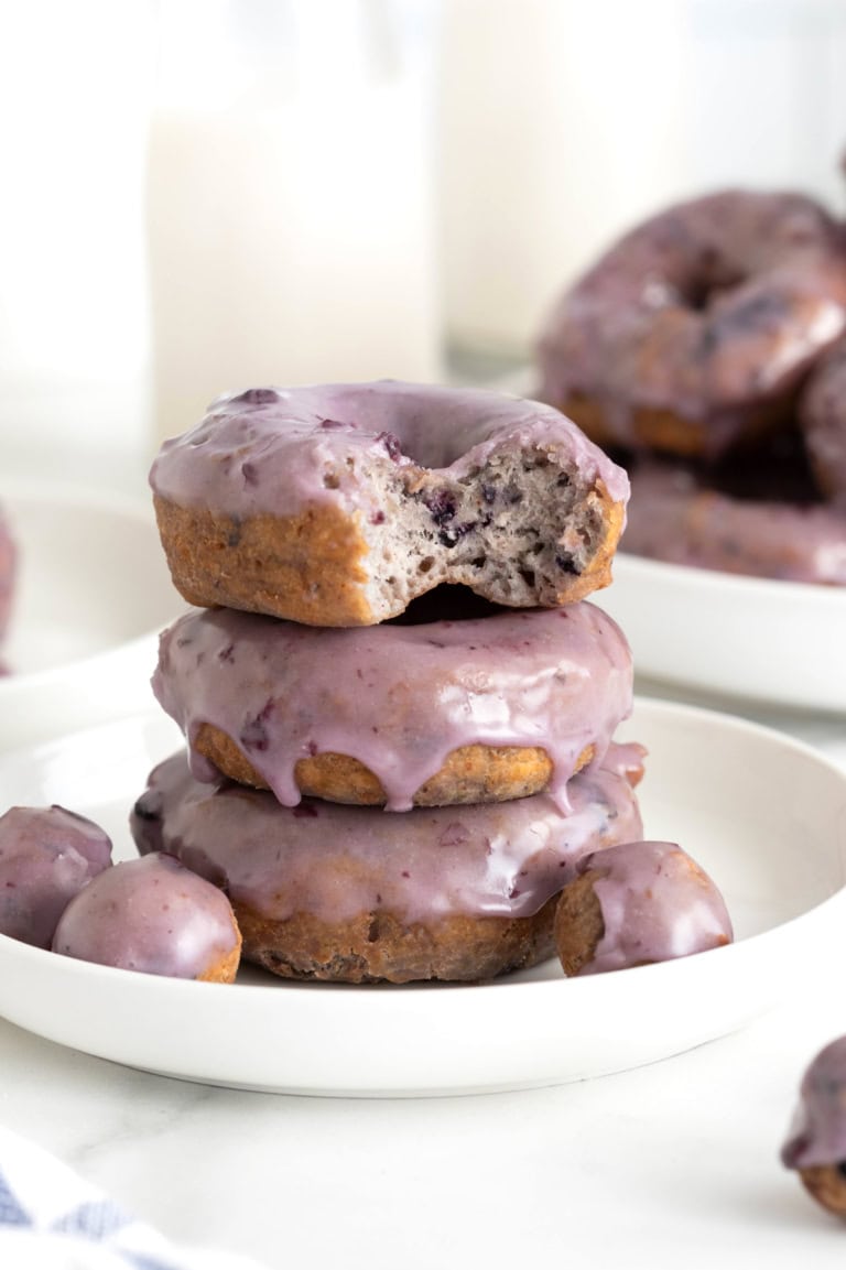 Blueberry Donuts (30 Minute Recipe)