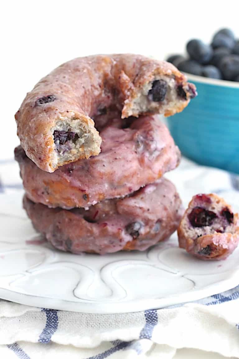 Blueberry Donuts (30 Minute Recipe)