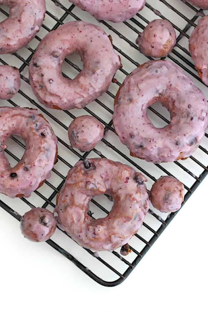 Blueberry Donuts (30 Minute Recipe)