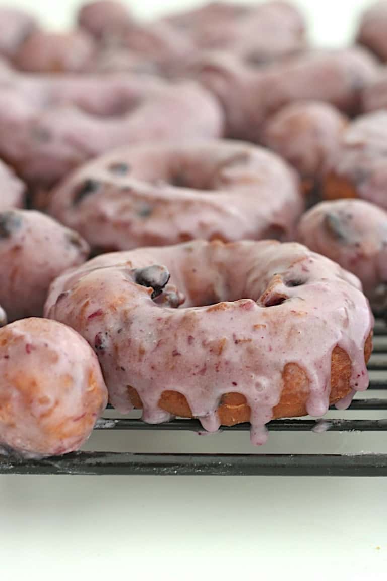 Blueberry Donuts (30 Minute Recipe)