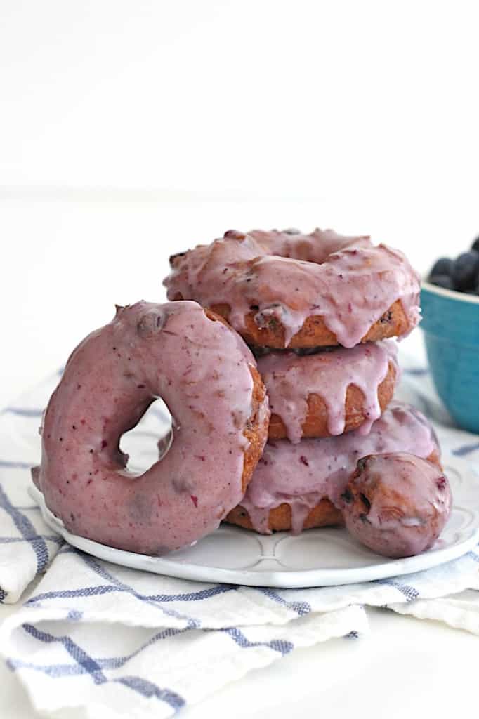 Blueberry Donuts (30 Minute Recipe)