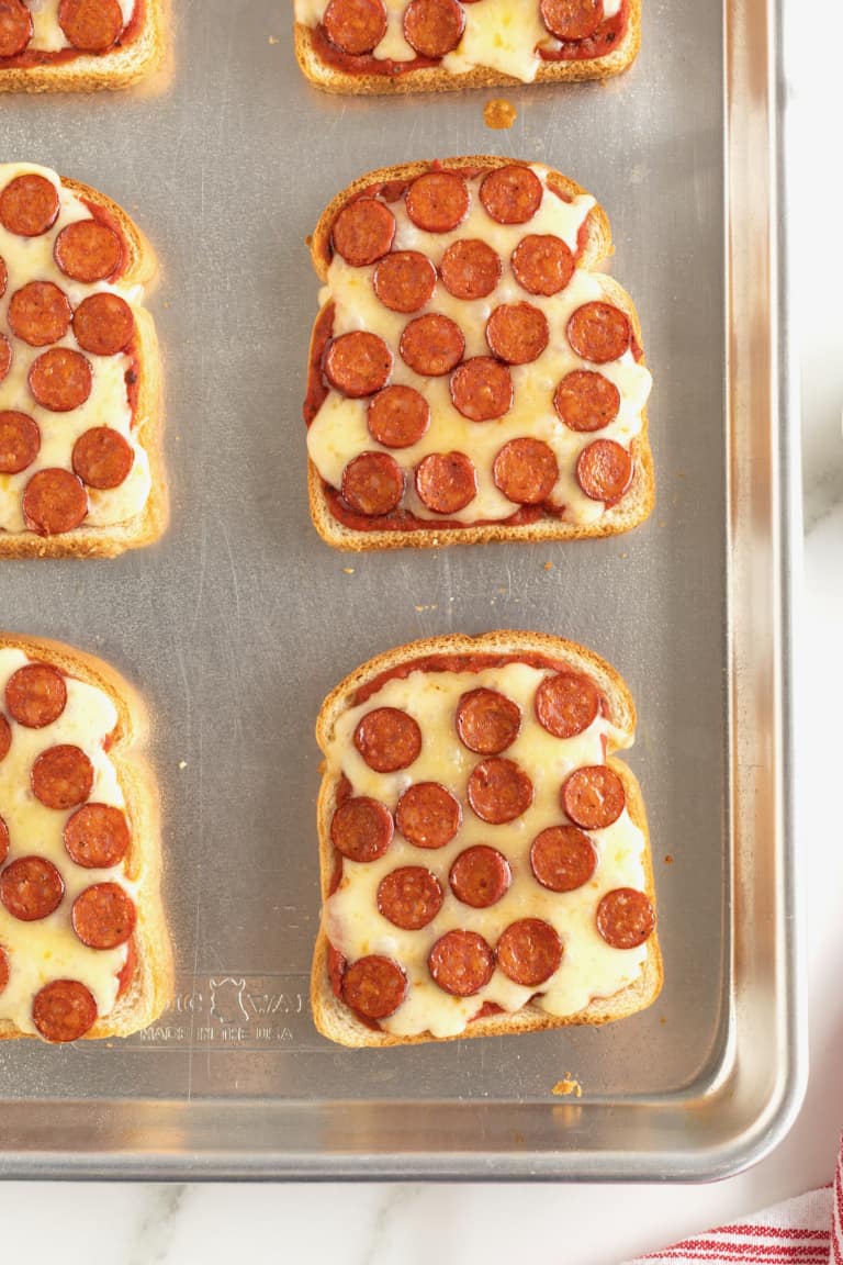 Pizza Toast - The BakerMama