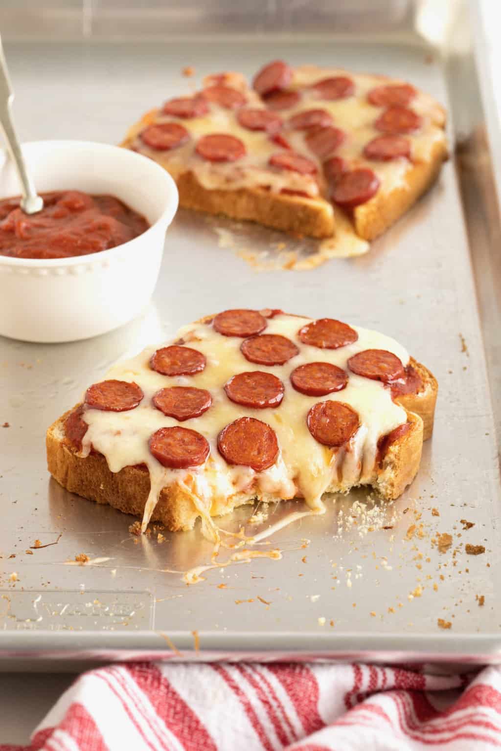 Pizza Toast - The BakerMama