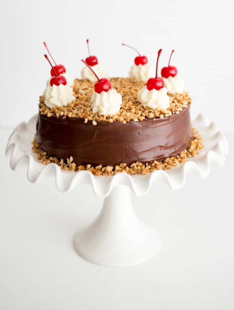 Hot Fudge Sundae Cake - The BakerMama