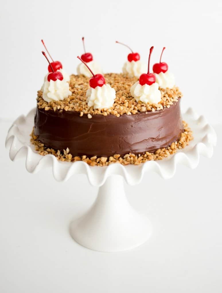 Hot Fudge Sundae Cake - The BakerMama