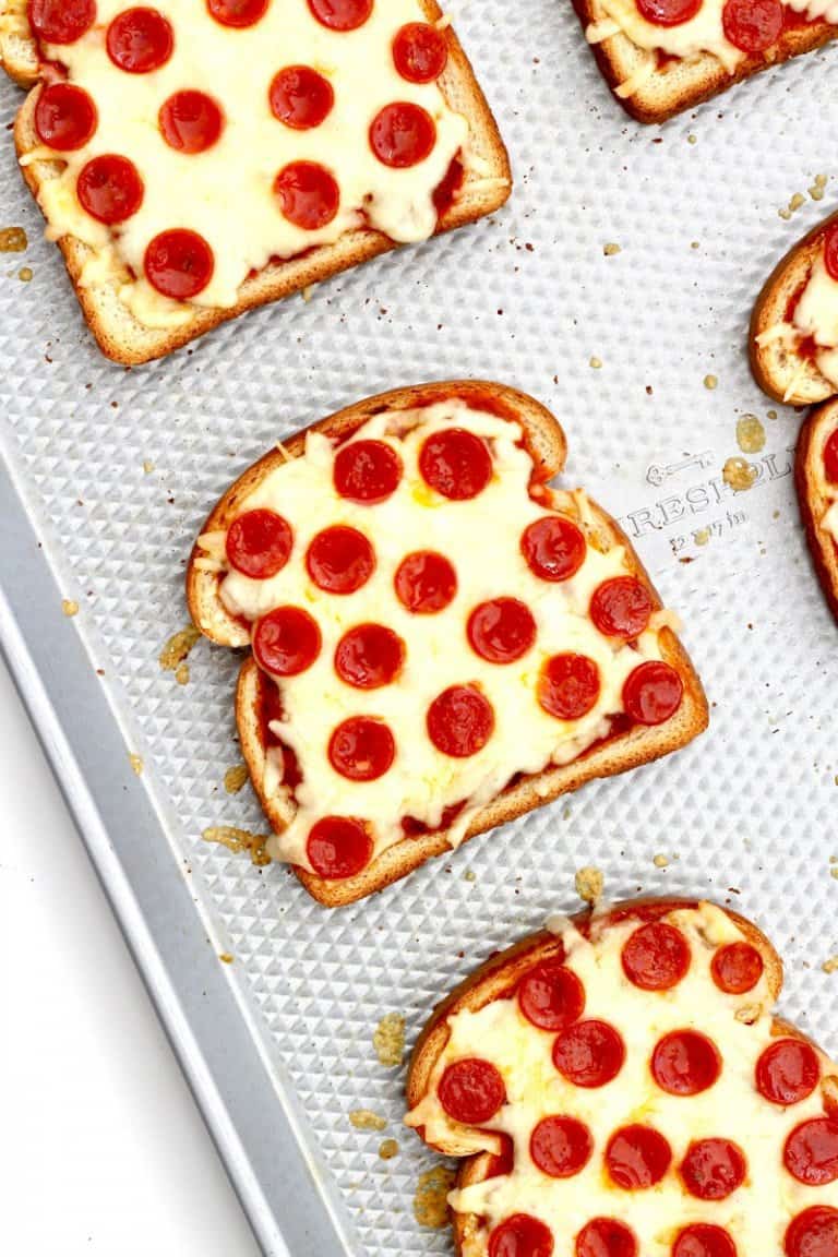 Pizza Toast - The BakerMama
