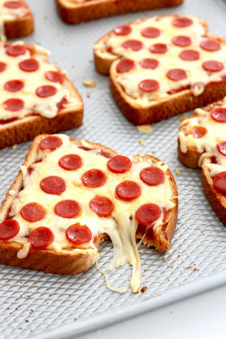 Pizza Toast - The BakerMama
