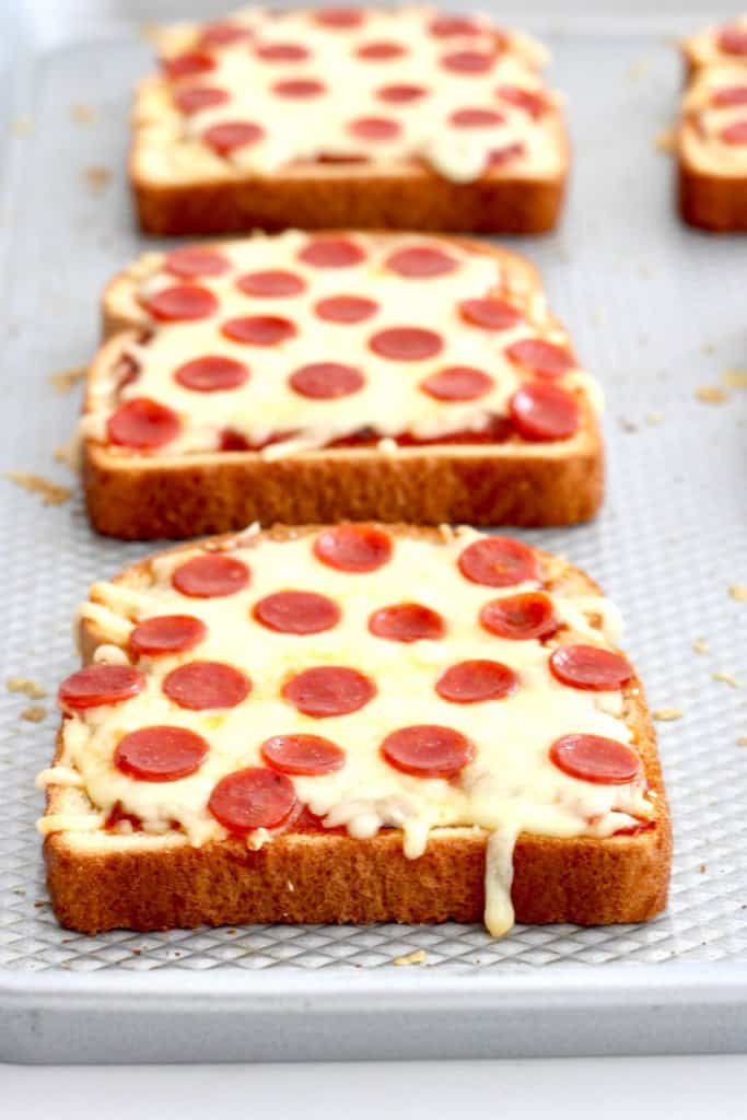 Pizza Toast - The BakerMama