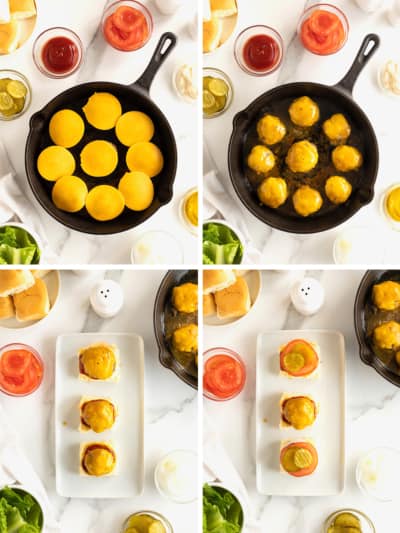 Skillet Sliders - The BakerMama