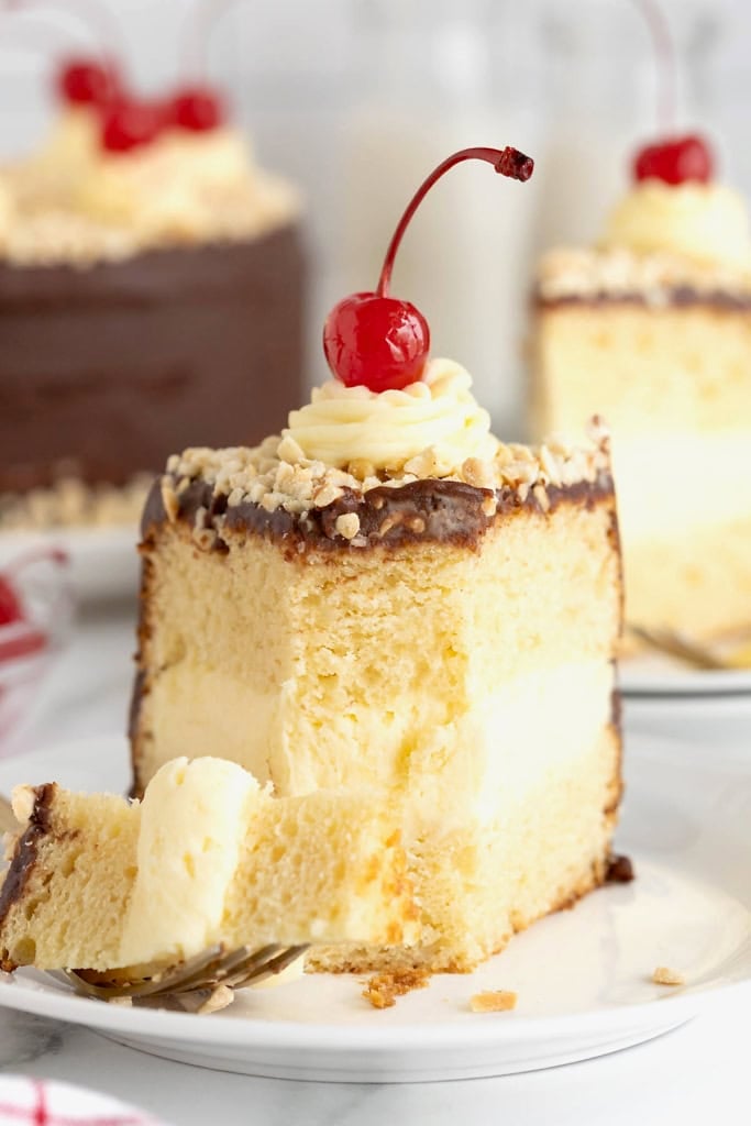 Hot Fudge Sundae Cake - The BakerMama