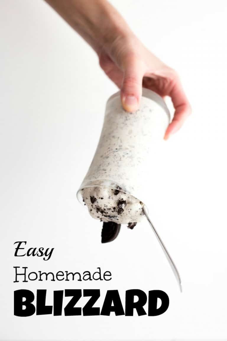 Easy Homemade Blizzard - The BakerMama