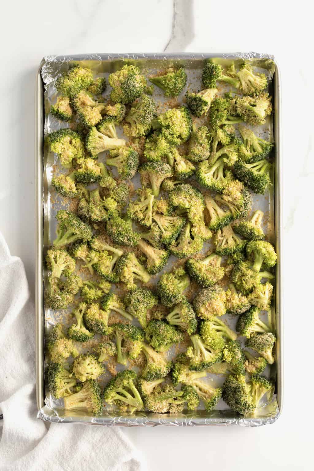 Crispy Oven-Fried Broccoli - The BakerMama