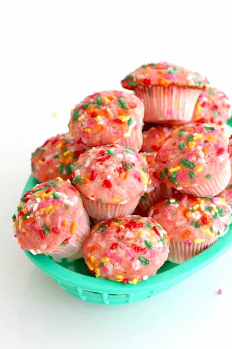Birthday Breakfast Muffins - The BakerMama
