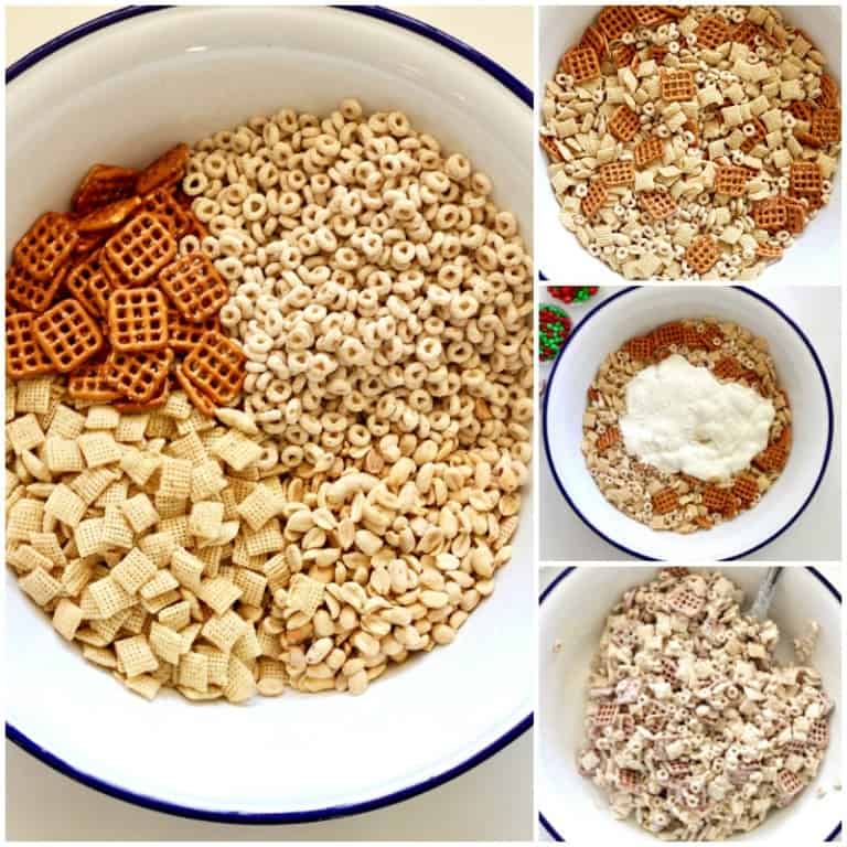 Christmas Crunch Mix - The BakerMama