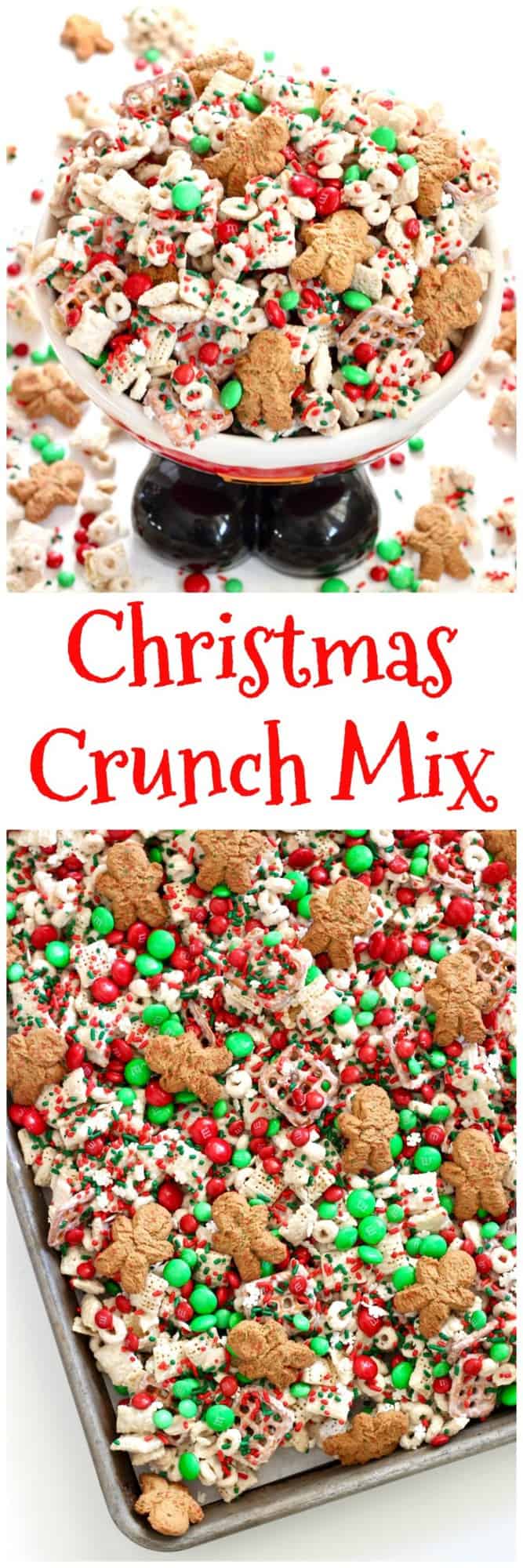 Christmas Crunch Mix - The BakerMama