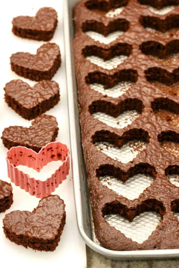 Mini Heart-Shaped Cakes - The BakerMama
