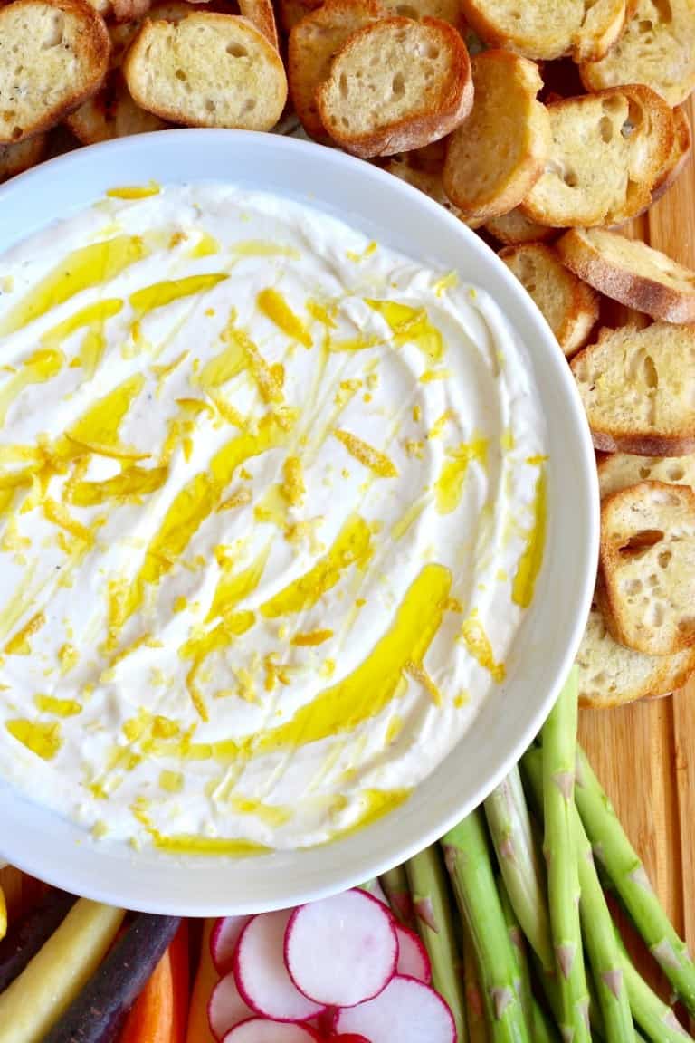Whipped Ricotta Board - The BakerMama