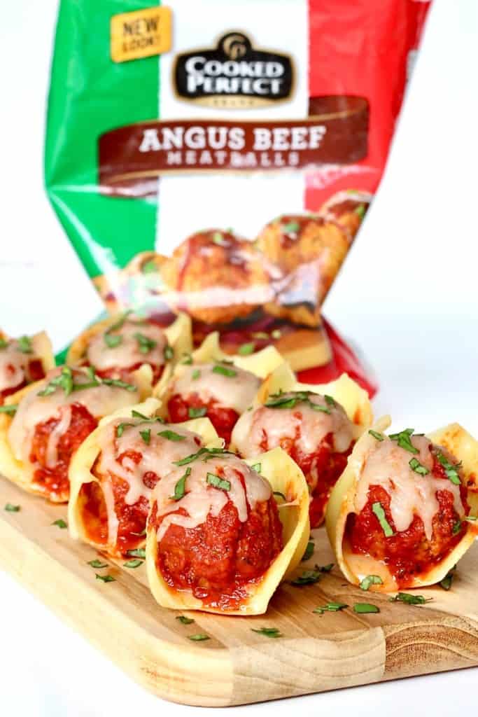 Meatball Stuffed Pasta Shells - The BakerMama