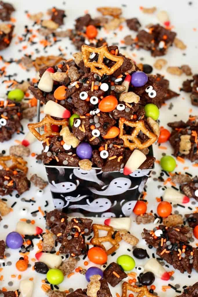 Spooky Snack Mix for Halloween - The BakerMama