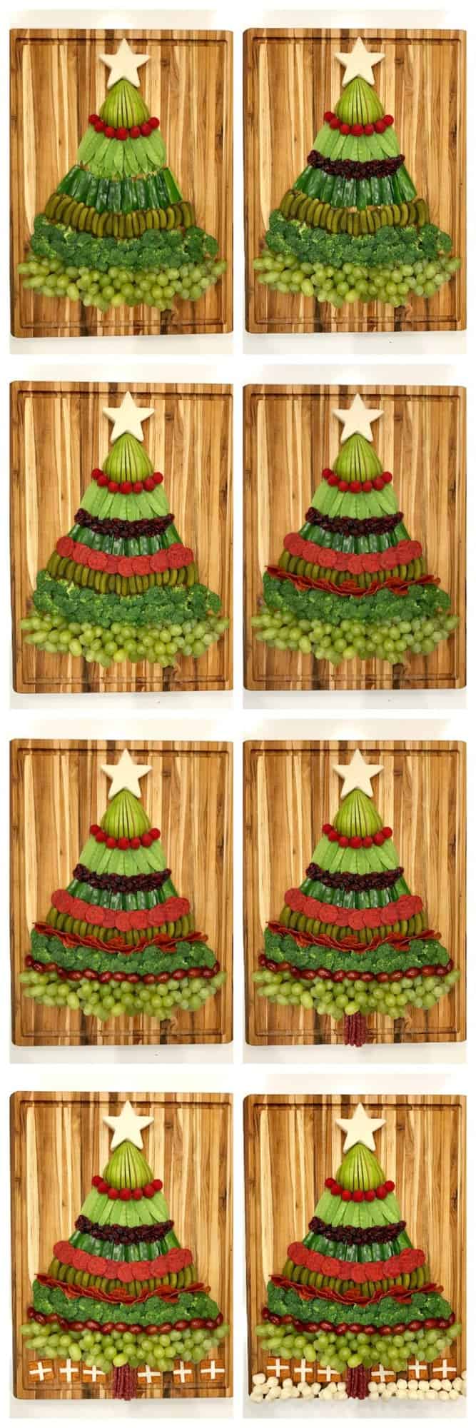 Christmas Tree Snack Board - The BakerMama