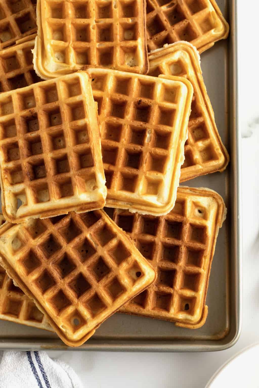 Crispy Waffles Recipe - The BakerMama