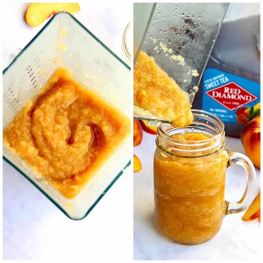 Peach Tea Slushie - The BakerMama