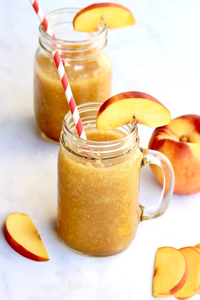 Peach Tea Slushie - The BakerMama