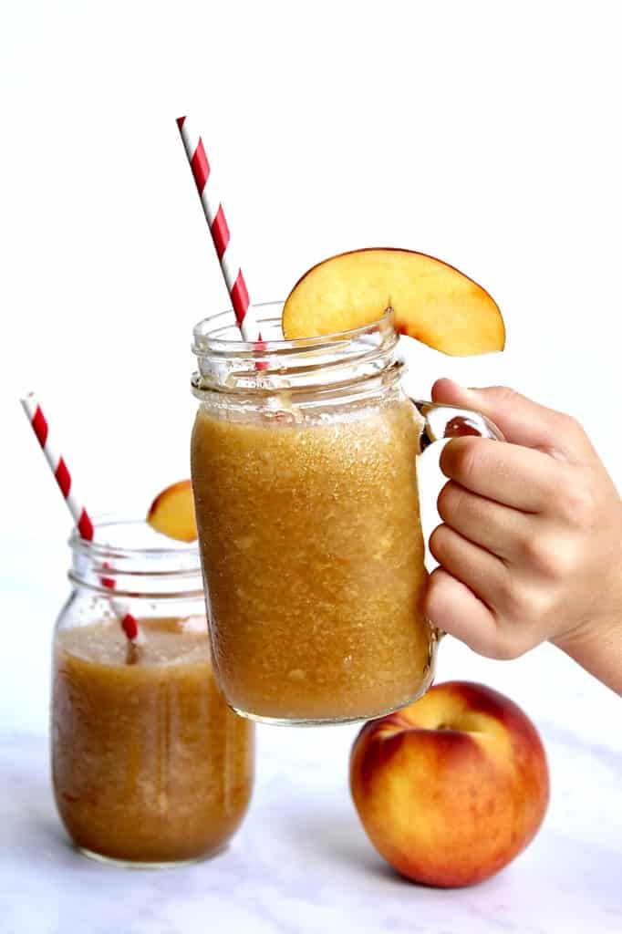 Peach Tea Slushie - The BakerMama