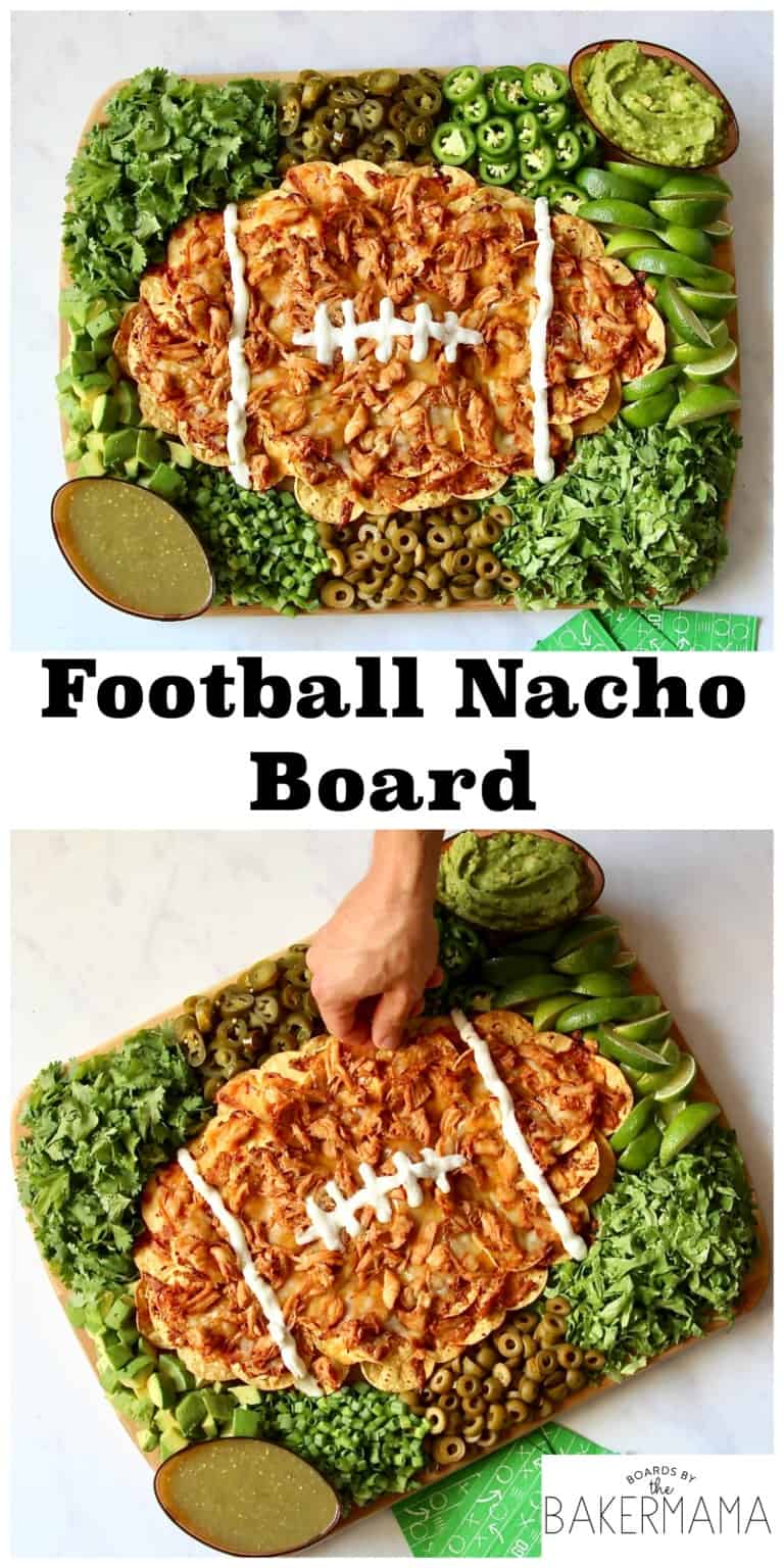 Football Nacho Board - The BakerMama