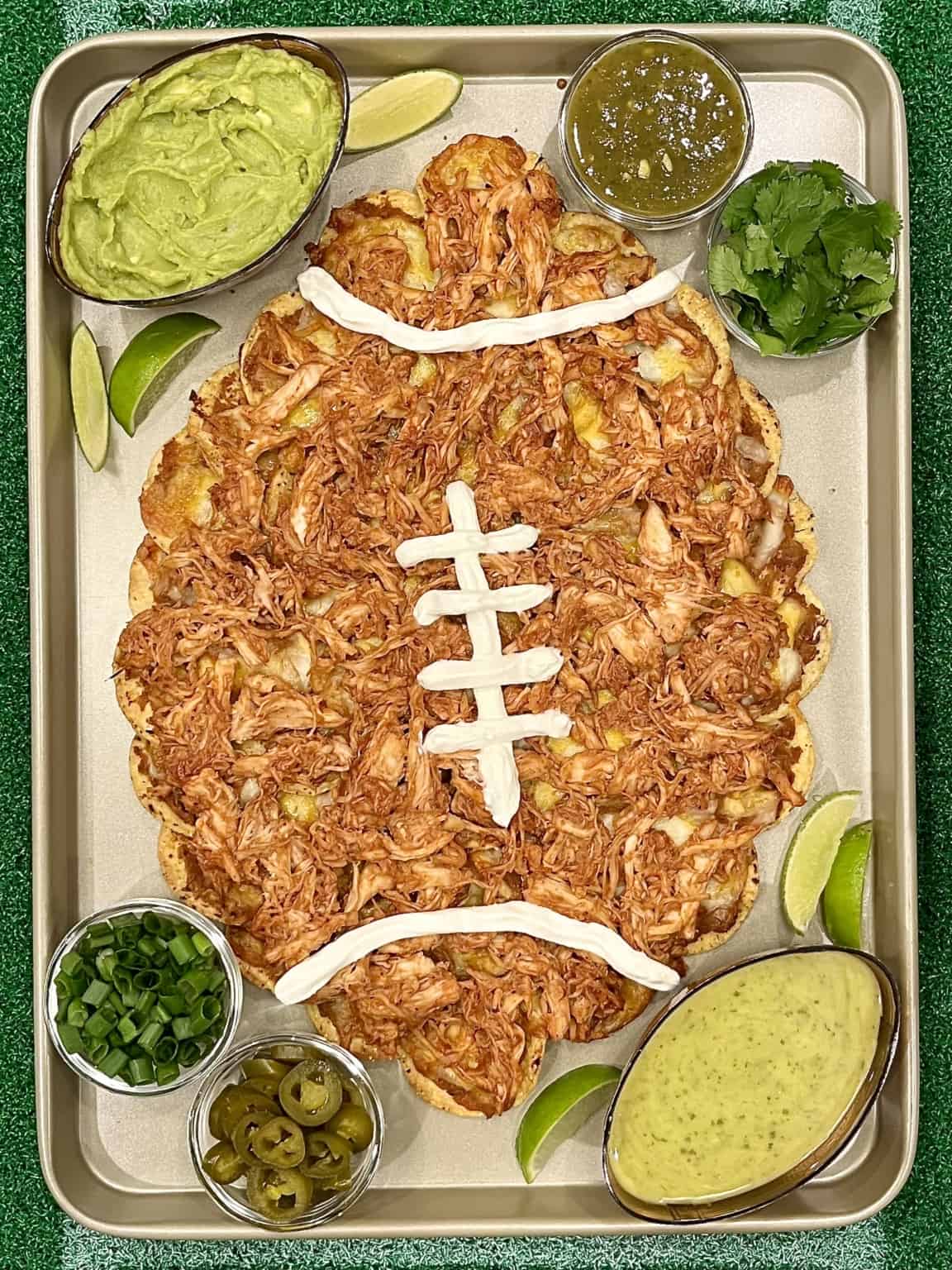 Football Nacho Board - The BakerMama