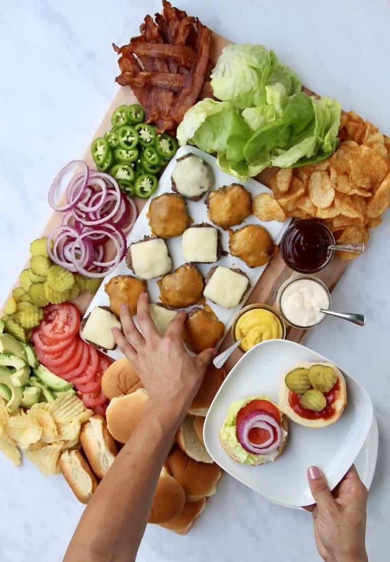 Build-Your-Own Burger Board - The BakerMama