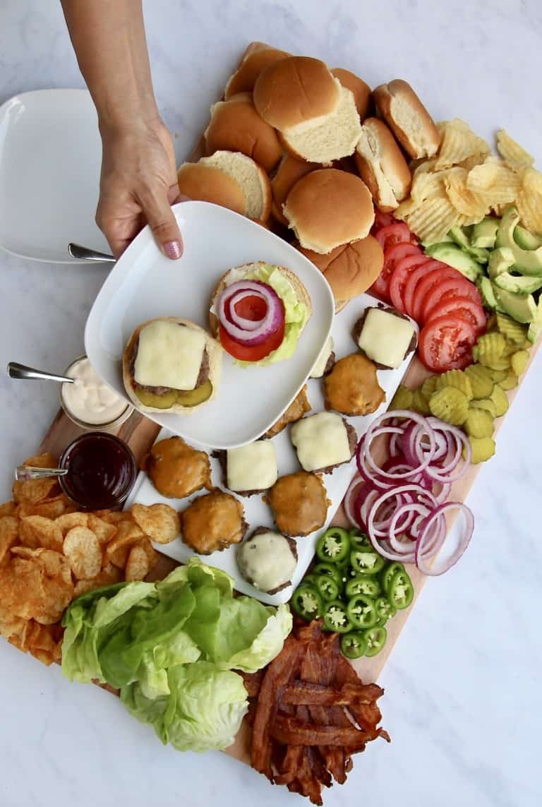 Build-Your-Own Burger Board - The BakerMama
