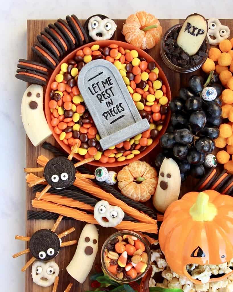 Spooky Halloween Snack Board - The BakerMama