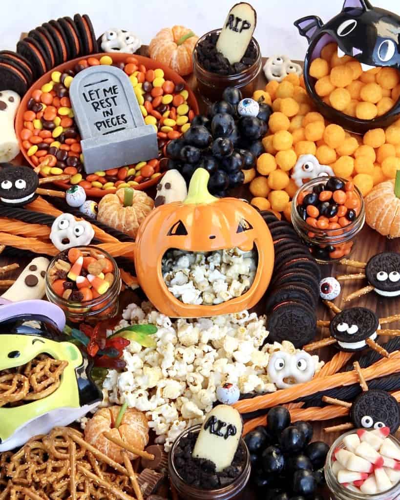 Spooky Halloween Snack Board - The BakerMama