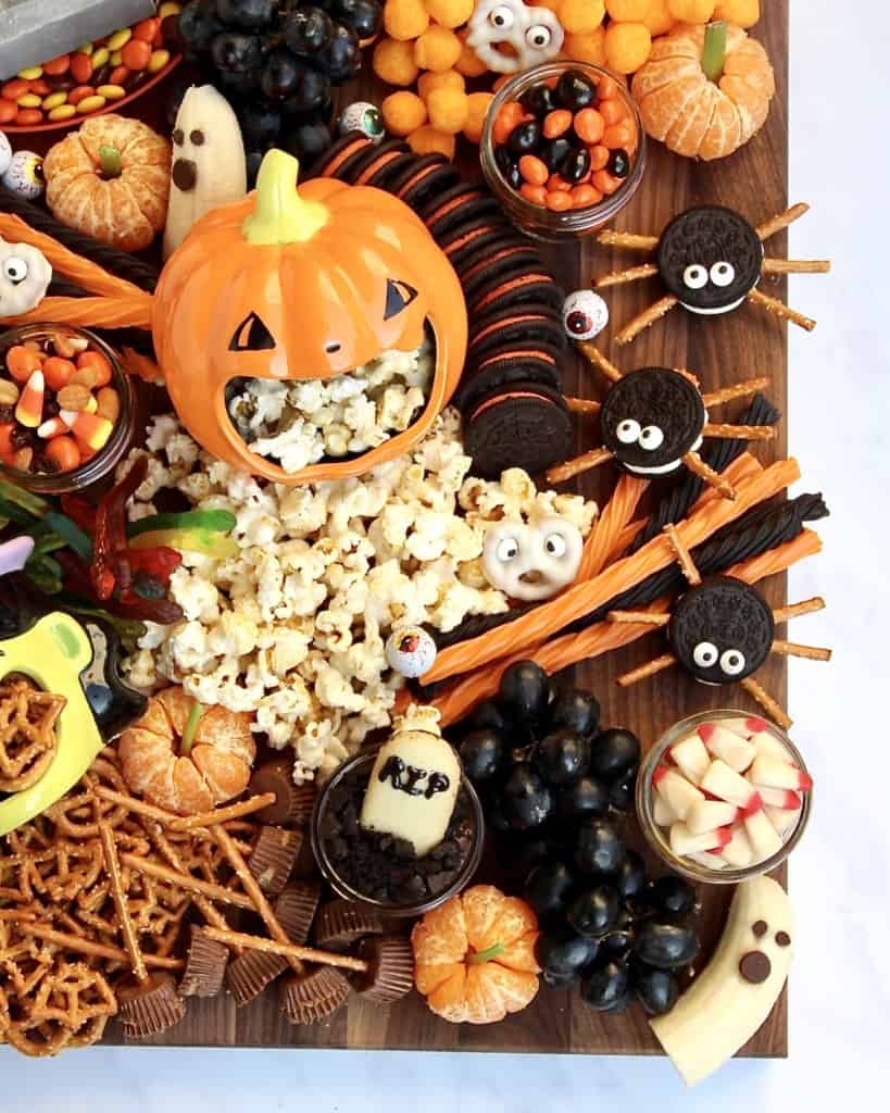 Spooky Halloween Snack Board - The BakerMama
